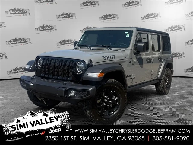 2021 Jeep Wrangler Unlimited Willys – For Sale at Simi Valley Chrysler ...